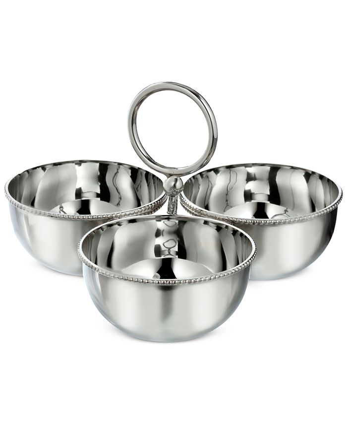 Waterford Town & Country 3-Part Nut Dish - Macy's