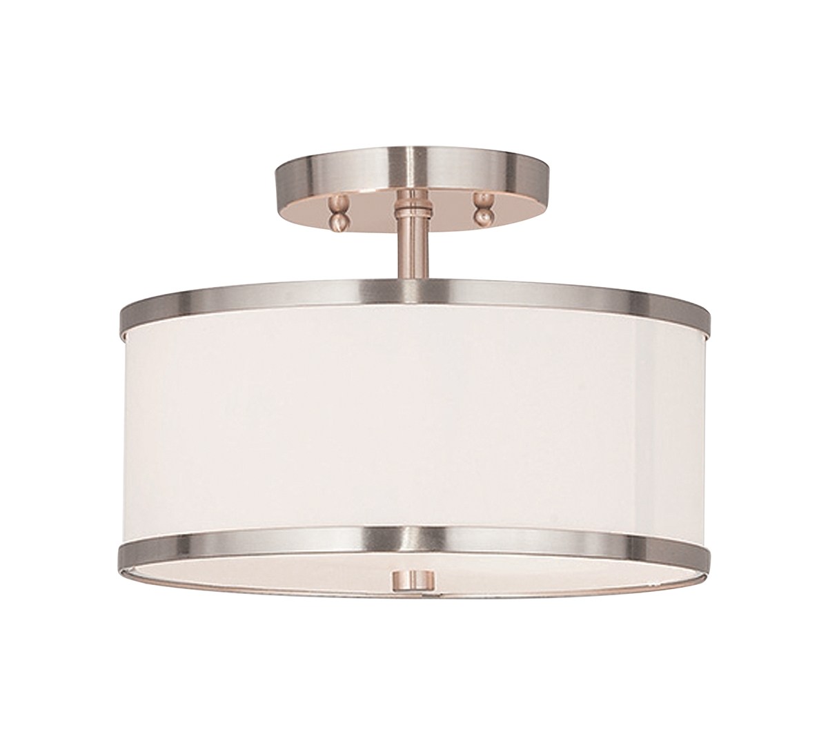 Click here for Livex Park Ridge Metal 11 Semi Flush Mount - Brush... prices