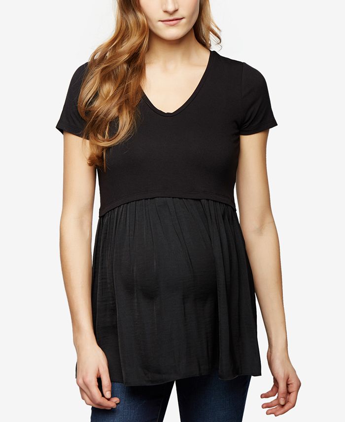 A Pea in the Pod Maternity Layered-Look Top - Macy's