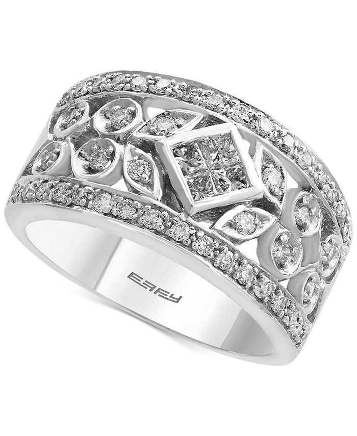 EFFY Collection Pavé Classica by EFFY® Diamond Band (3/4 ct. t.w.) in ...