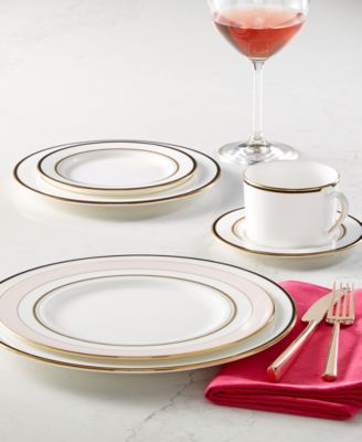 kate spade new york Library Lane Black Dinnerware Collection - Macy's