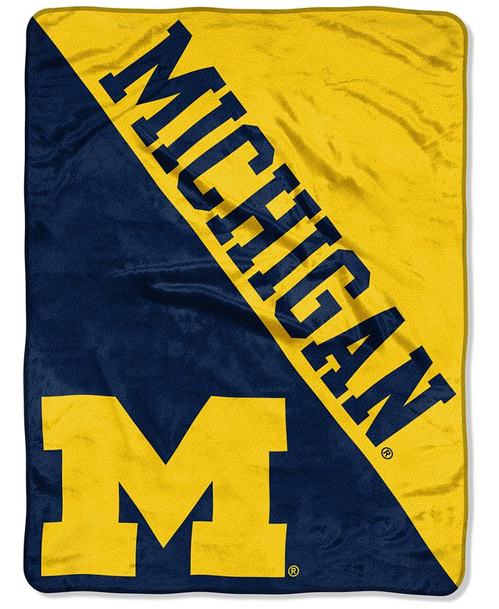 Northwest Company Michigan Wolverines Micro Raschel 46x60 "Halftone ...