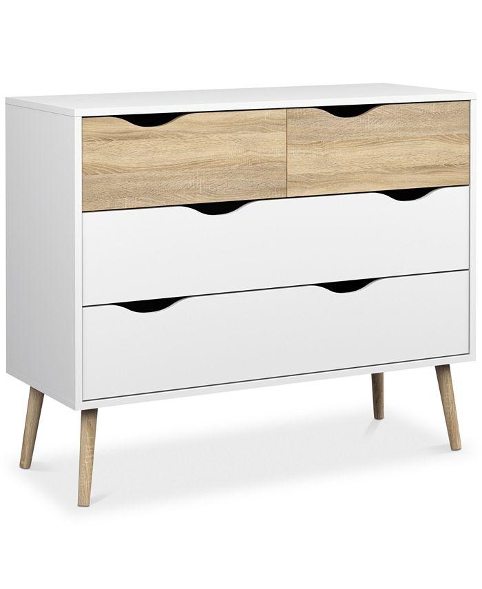 Tvilum Sorena 4-Drawer Chest, Quick Ship - Macy's