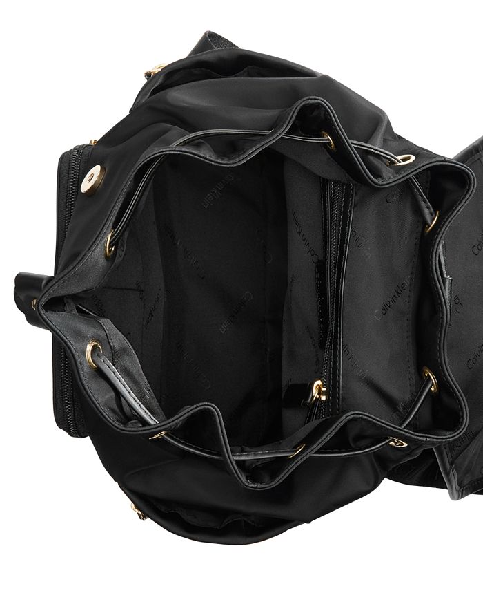 Calvin Klein Signature Double Buckle Backpack - Macy's