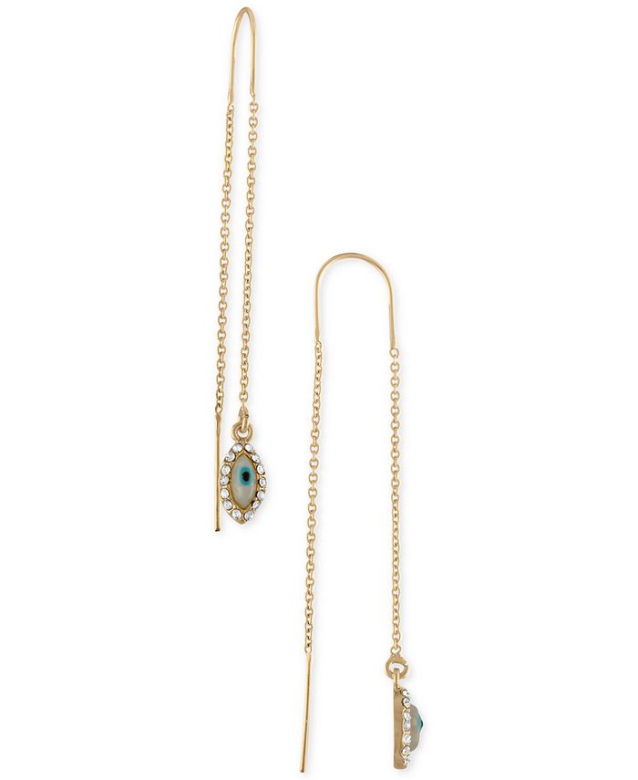 RACHEL Rachel Roy Gold-Tone Ear Threader Drop Earrings - Macy's