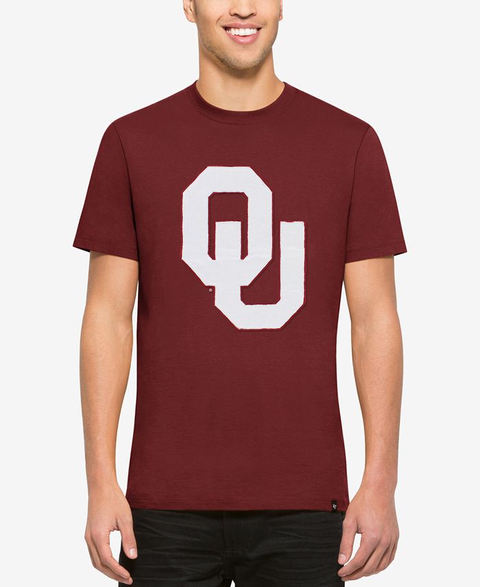 '47 Brand Men's Oklahoma Sooners Knockout Fieldhouse T-Shirt - Macy's