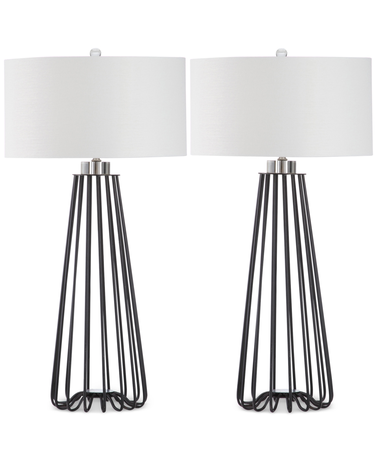 Click here for Safavieh Set of 2 Estill Table Lamps - Black prices