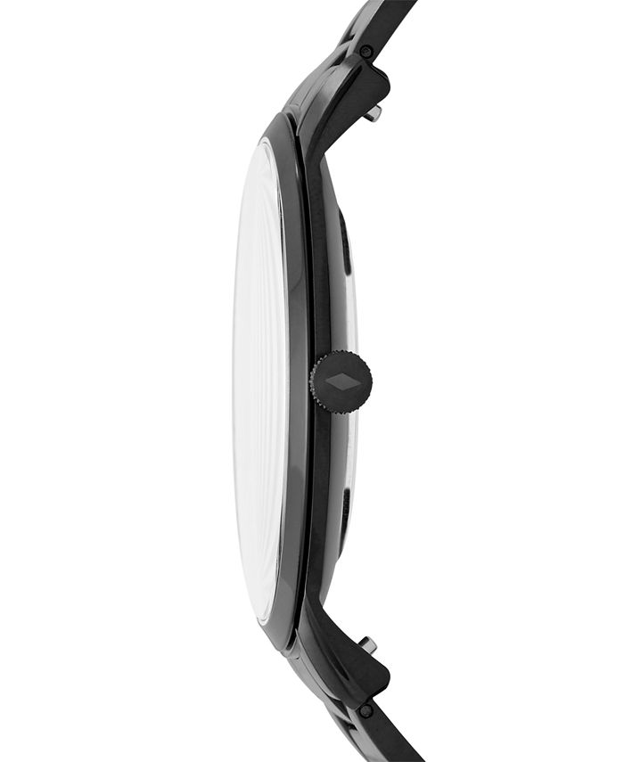 Fossil Men's The Minimalist Black Stainless Steel Bracelet Watch 44mm ...