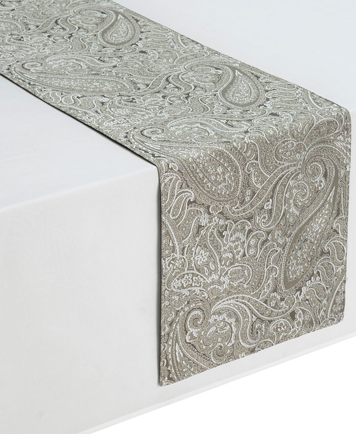 Waterford Esmeralda Taupe 72" Table Runner & Reviews - Table Linens ...