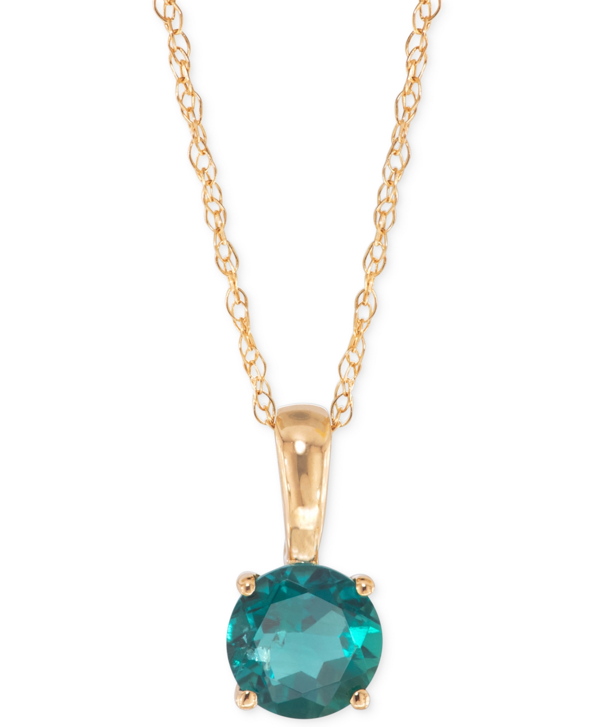 Click here for Birthstone Pendant in 14k Gold or 14k White Gold -... prices