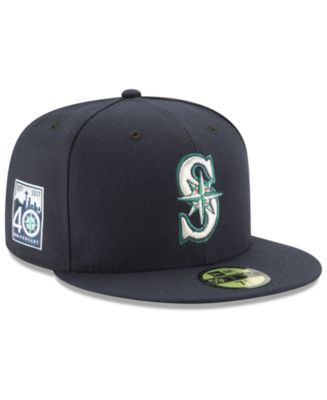 New Era Seattle Mariners 2017 40th Anniversary Patch 59FIFTY Cap - Macy's