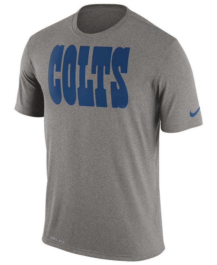 Nike Men's Indianapolis Colts Legend Logo Essential 3 T-Shirt - Macy's