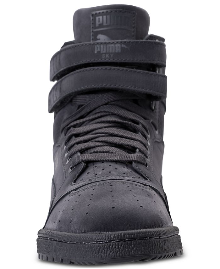 Puma Men's Sky II Hi Nubuck Casual Sneakers from Finish Line - Macy's