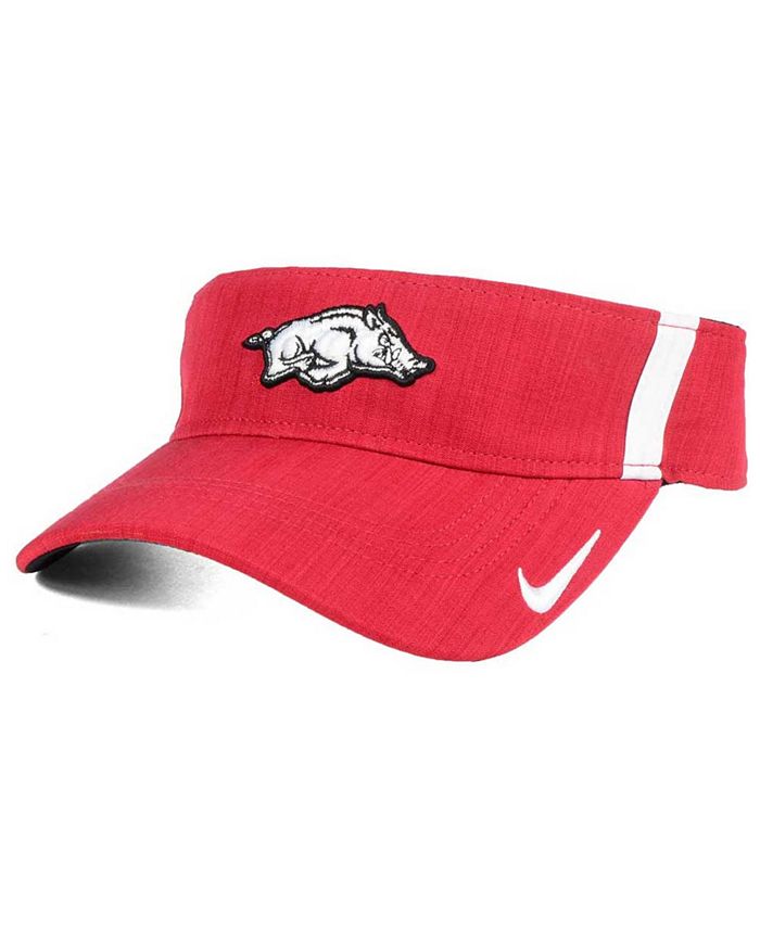 Nike Arkansas Razorbacks Sideline Aero Visor - Macy's