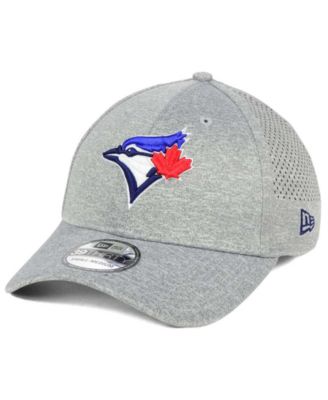 New Era Toronto Blue Jays Heathered Perf Patch 39THIRTY Cap - Macy's