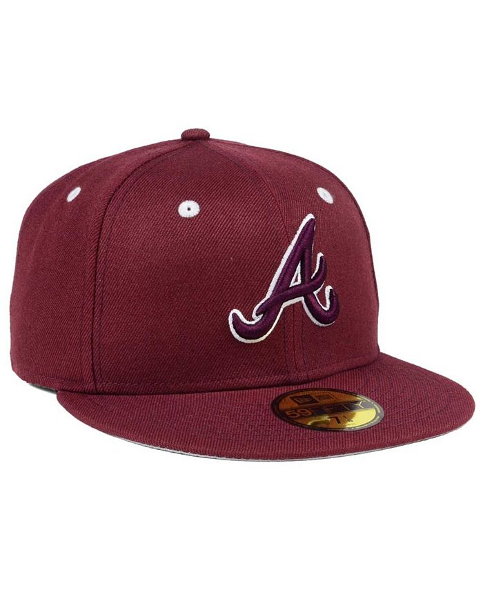 New Era Atlanta Braves Pantone Collection 59FIFTY Fitted Cap - Macy's