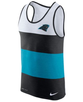 Nike Men's Carolina Panthers Wide Stripe Tank - Macy's