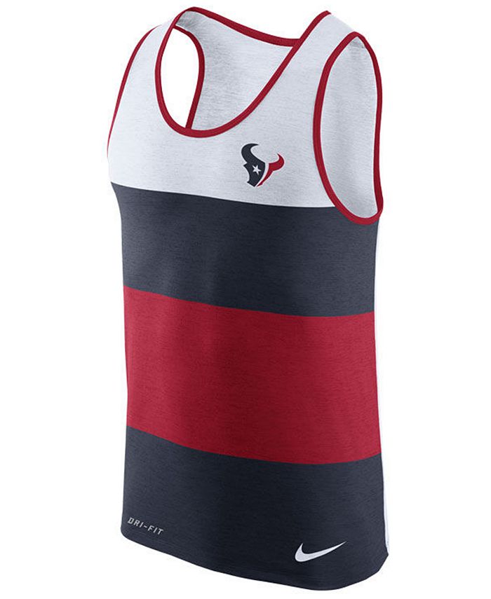 Nike Men's Houston Texans Wide Stripe Tank - Macy's