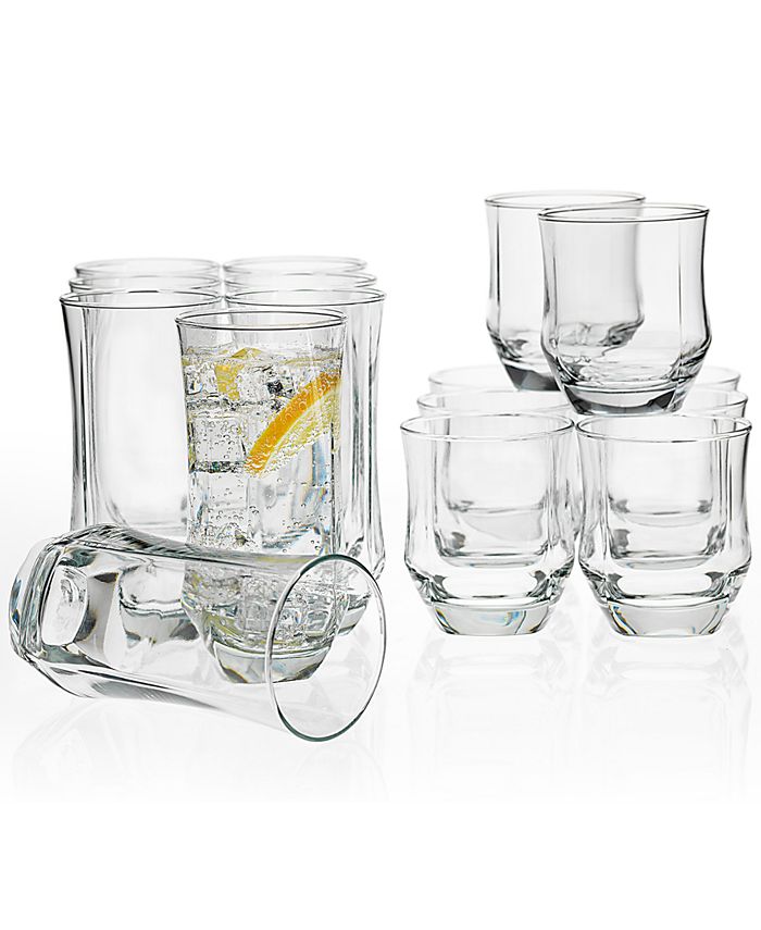 Luminarc Baroque 16-Pc. Glassware Set - Macy's