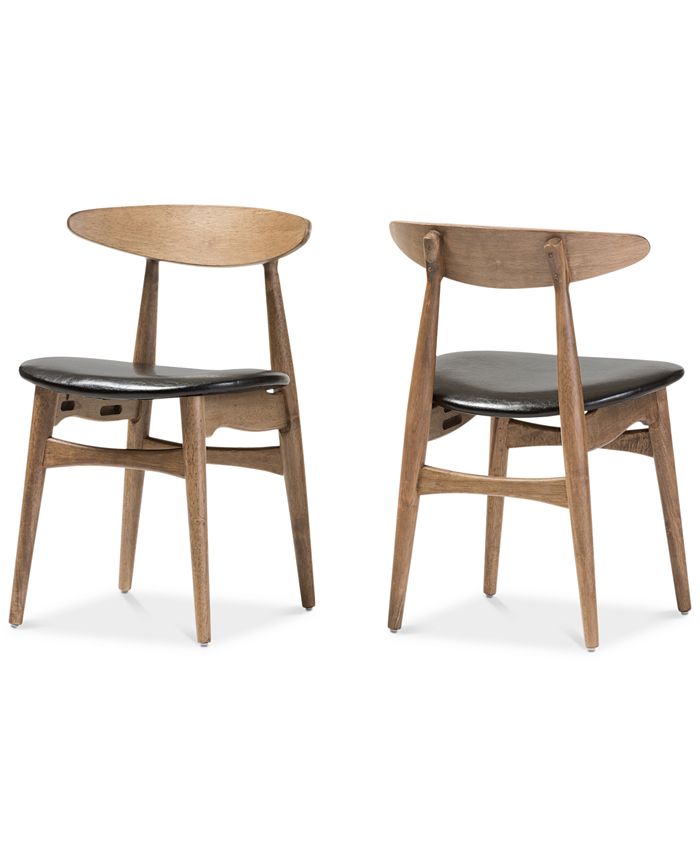 Furniture Edna Dining Chair (Set of 2) - Macy's