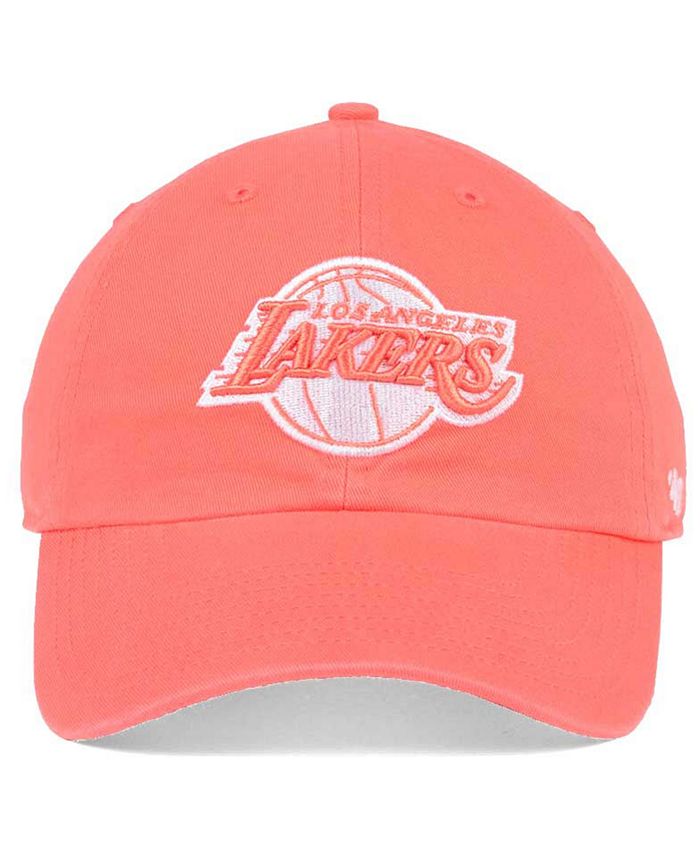 '47 Brand Los Angeles Lakers Pastel Rush CLEAN UP Cap - Macy's