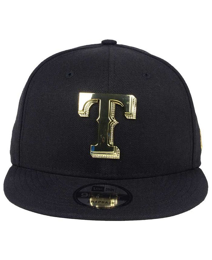 New Era Texas Rangers Gold and Ice 9FIFTY Snapback Cap - Macy's