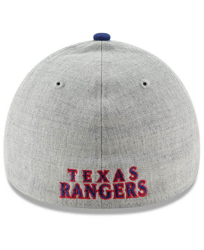 New Era Texas Rangers Heather Classic 39THIRTY Cap - Macy's