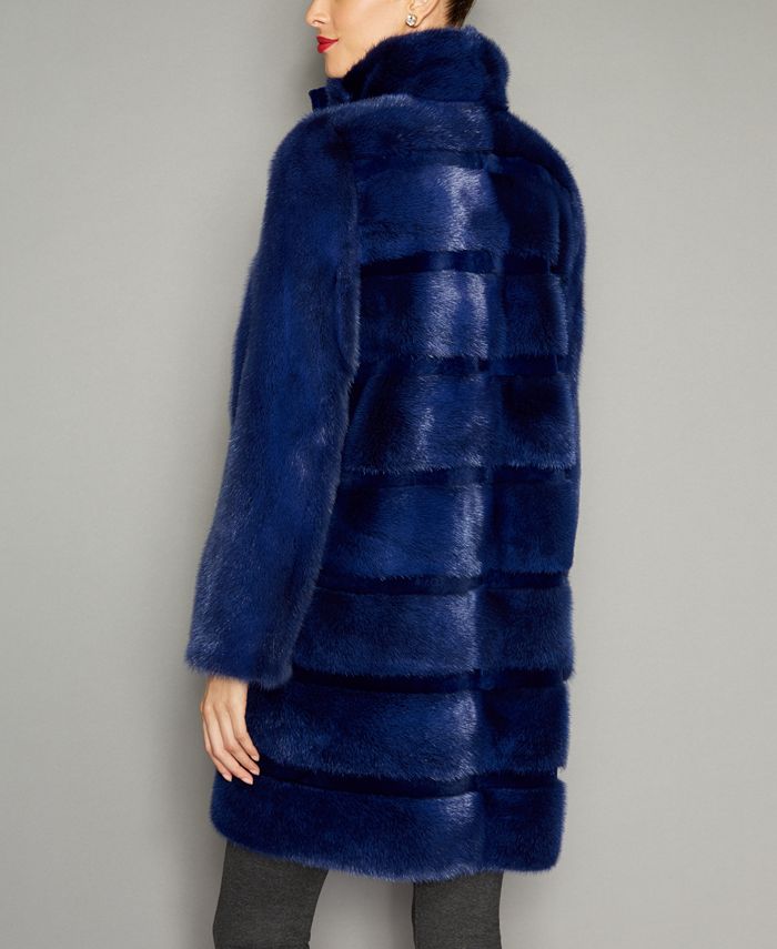 The Fur Vault Striped Mink Fur Coat & Reviews - Macy's