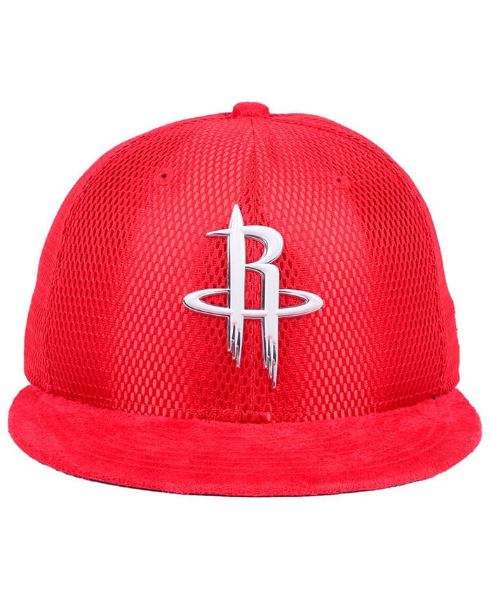New Era Houston Rockets On-Court Collection Draft 59FIFTY Fitted Cap ...