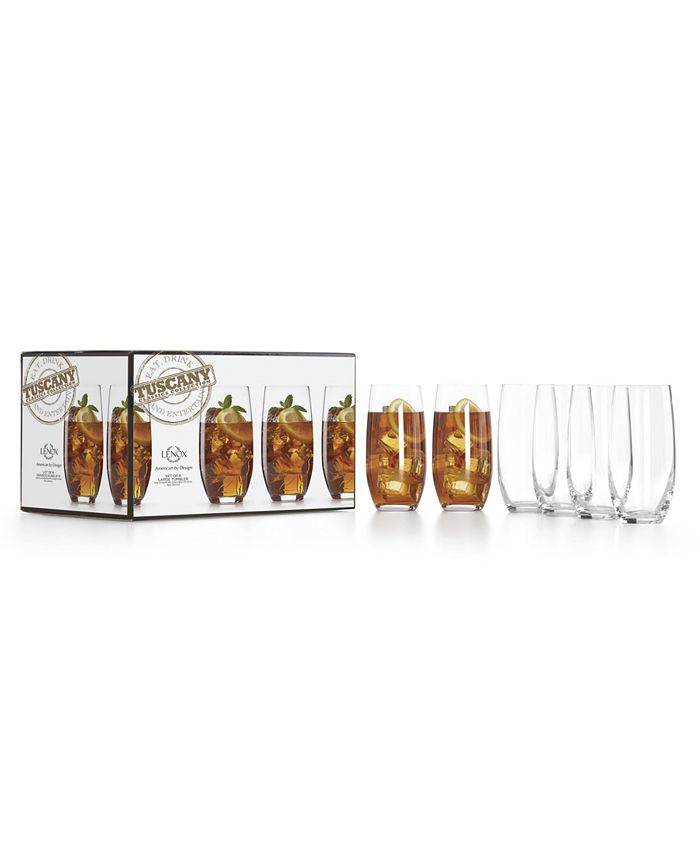 Lenox Tuscany Classics Large Tumblers, Set of 6 - Macy's