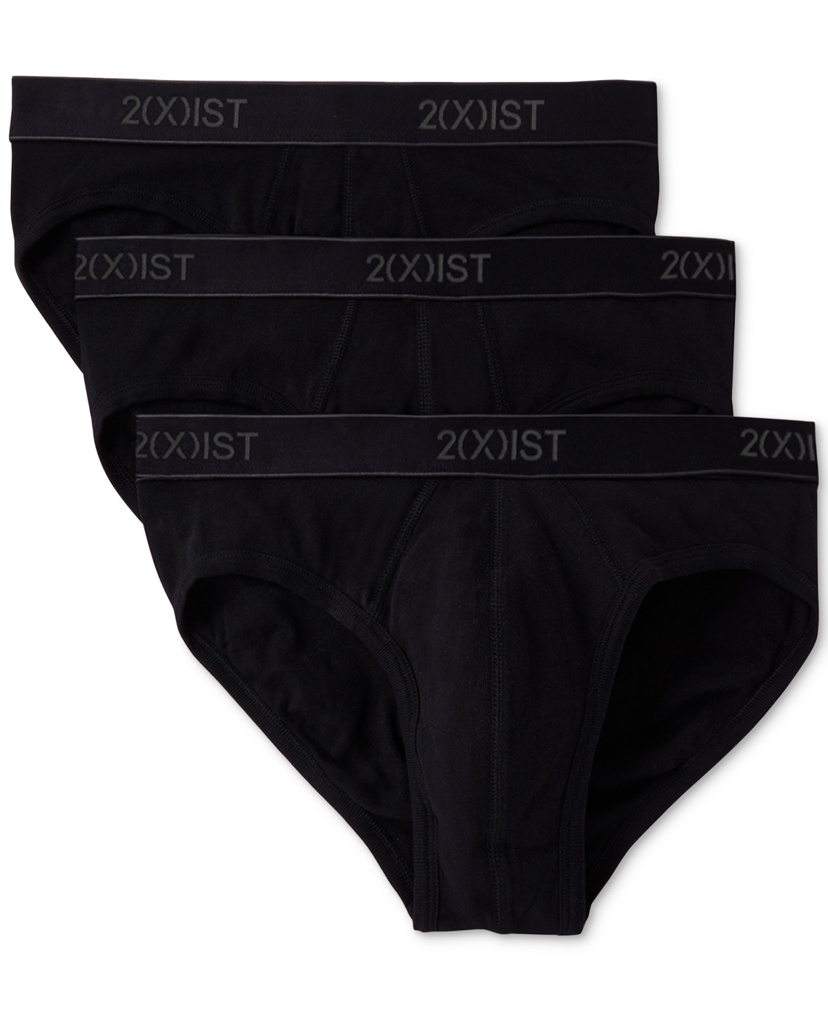 Click here for 2(x)ist Mens Essential 3 Pack No Show Brief - Blac... prices