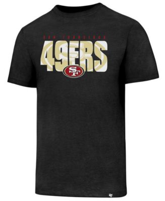 '47 Brand Men's San Francisco 49ers Fade Route Club T-Shirt - Macy's