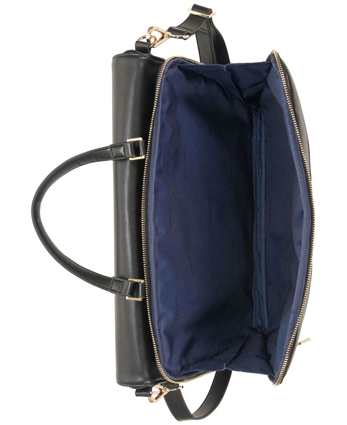 Kenneth Cole Reaction Bag-Two-Differ Faux-Leather Double Compartment ...