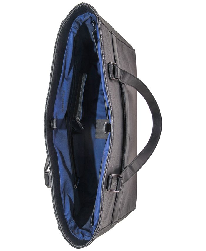 Kenneth Cole Reaction Tote-ally Silver Faux-Leather Tote - Macy's