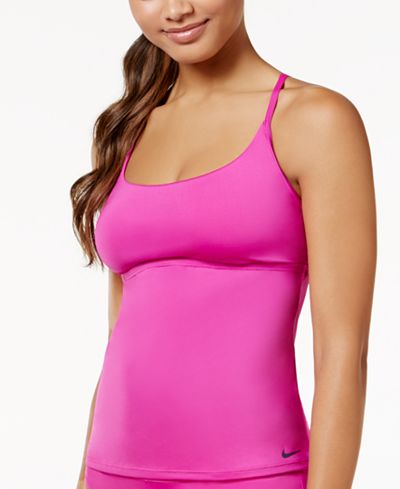 Nike Cross-Back Tankini Top - Swimwear - Women - Macy's