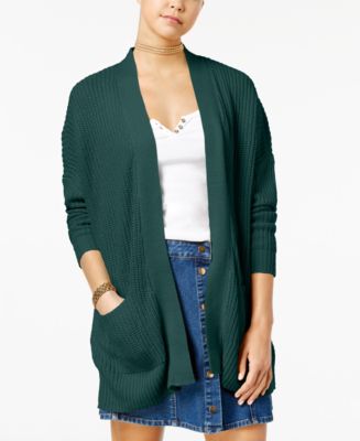 Ultra Flirt Juniors' Open-Front Cardigan - Macy's