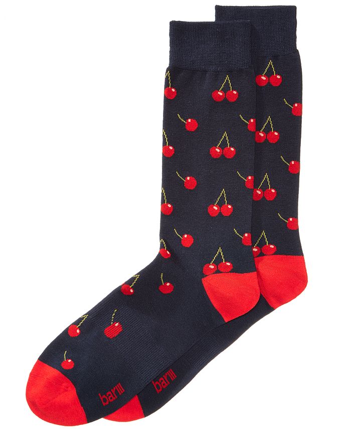 Bar III Men's Cherry Socks, Created for Macy's - Macy's