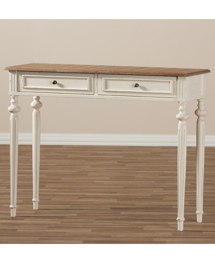 Furniture Narrin 2-Drawer Console Table - Macy's