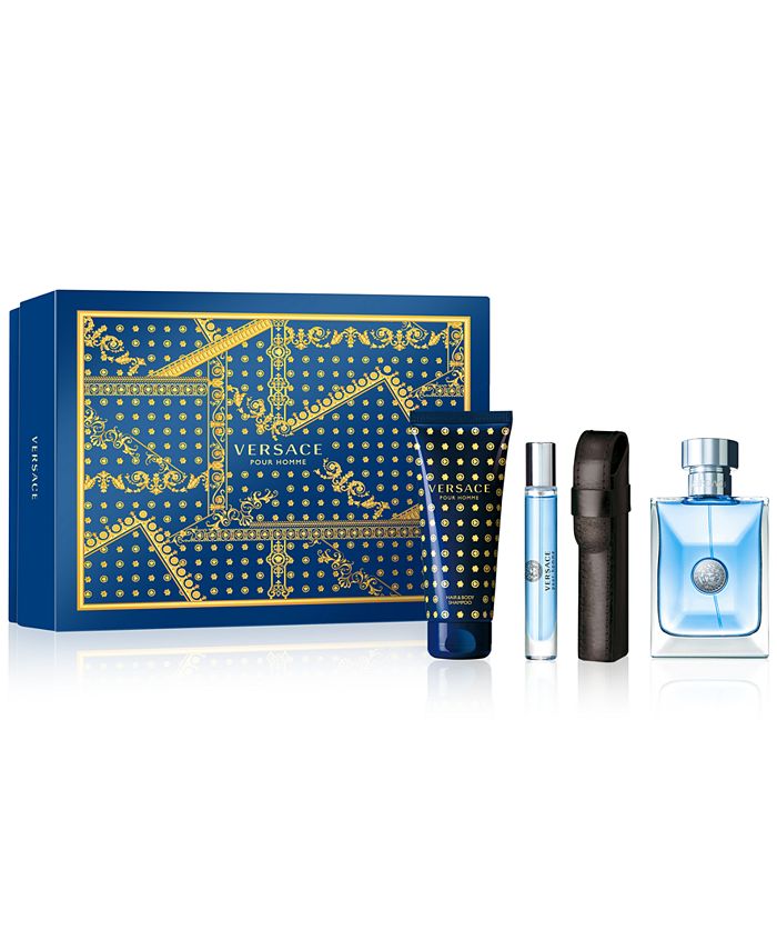 Versace Men's 4-Pc. Pour Homme Gift Set - Macy's