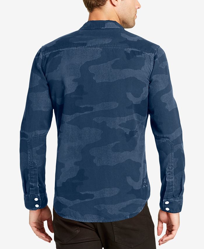 WILLIAM RAST Men's Denim Camo Shirt - Macy's