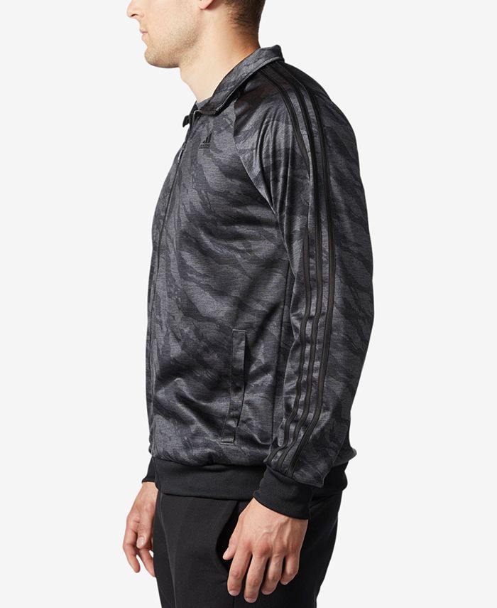adidas Men's Printed Essentials Jacket - Macy's