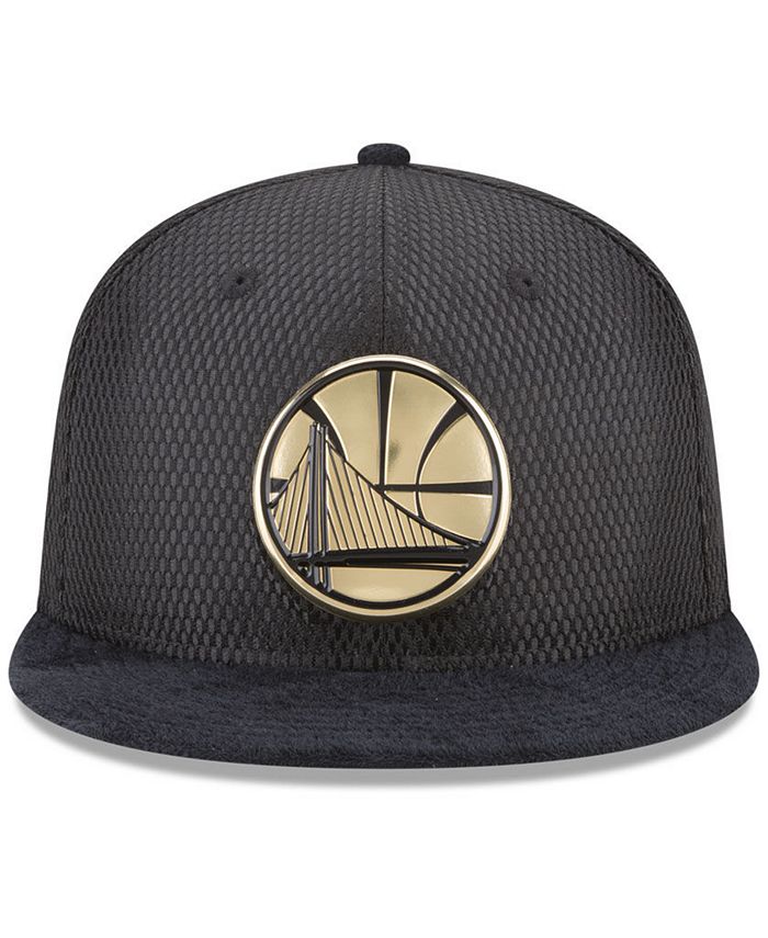 New Era Golden State Warriors On-Court Black Gold Collection 9FIFTY ...