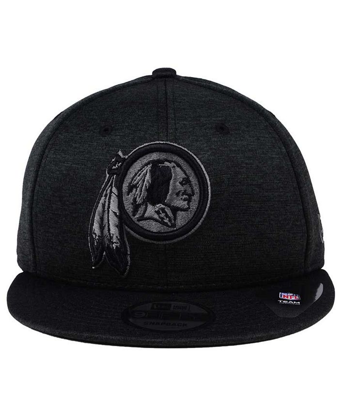 New Era Washington Redskins Shadow Black Graph 9FIFTY Snapback Cap - Macy's