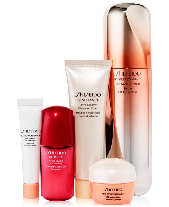Shiseido 5-Pc. Uplifting Essentials Set - Macy's
