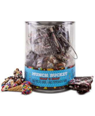 Sweet Secrets Chocolate Peppermint & Pretzel Bark Munch Bucket - Macy's