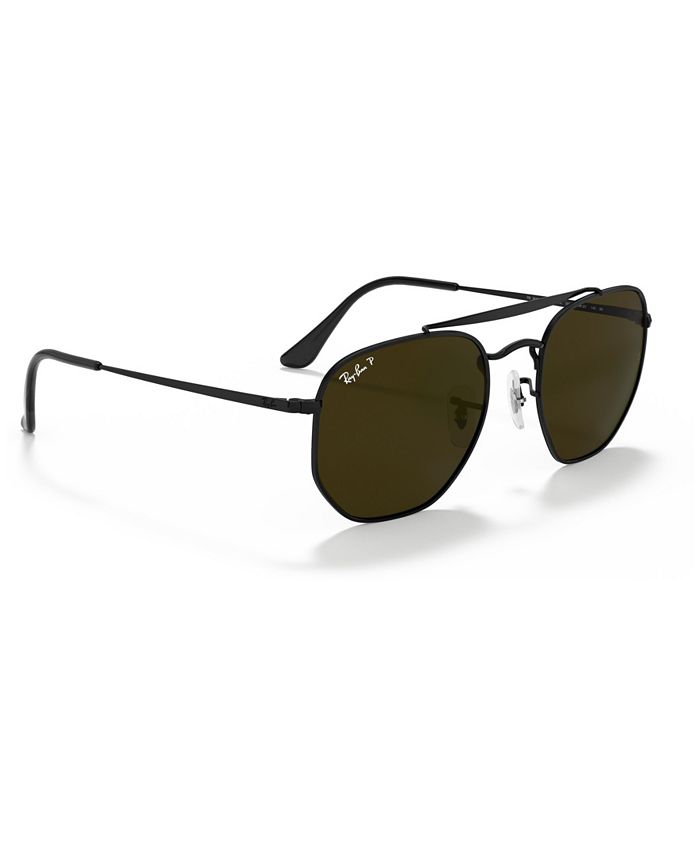 Ray-Ban Polarized Sunglasses, RB3648 THE MARSHAL - Macy's