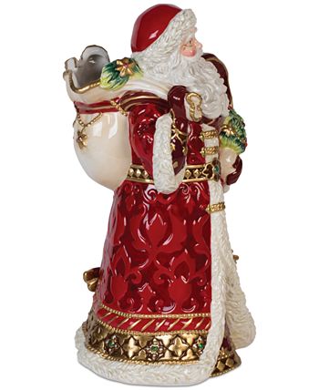 Fitz and Floyd Renaissance Holiday Santa Pitcher - Macy's