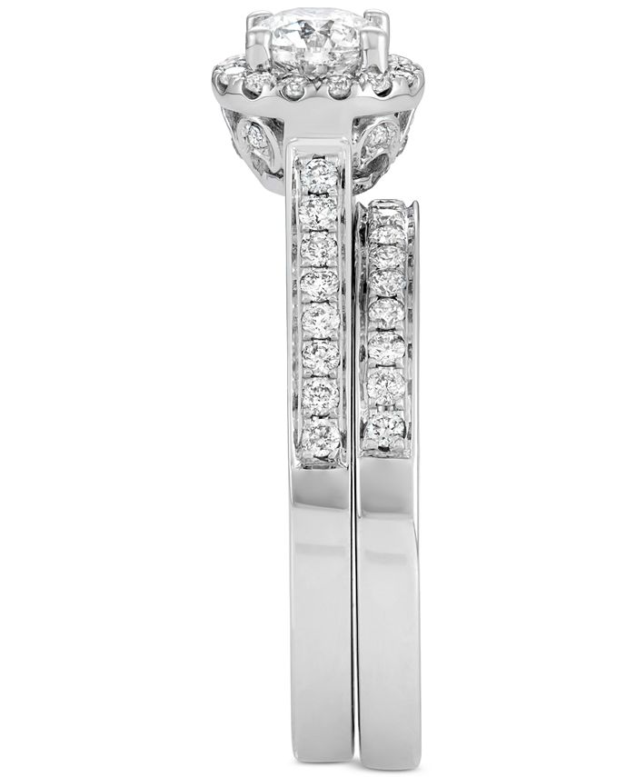 Macy's Star Signature Diamond Bridal Set (1 ct. t.w.) in 14k White Gold ...