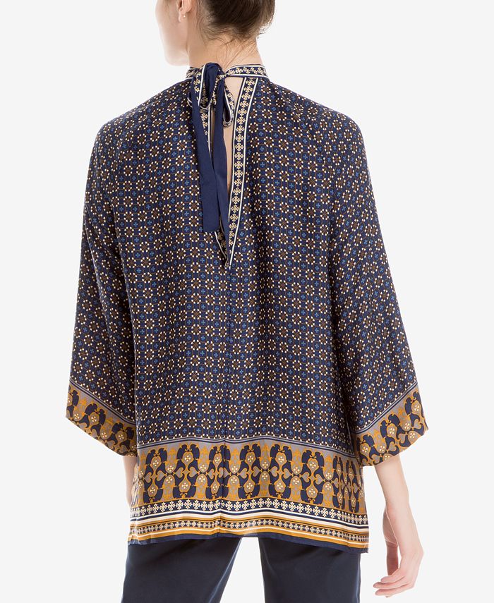 Max Studio London Printed Choker Top - Macy's