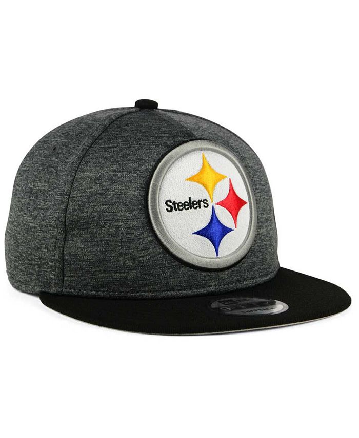 New Era Pittsburgh Steelers Heather Huge 9FIFTY Snapback Cap - Macy's